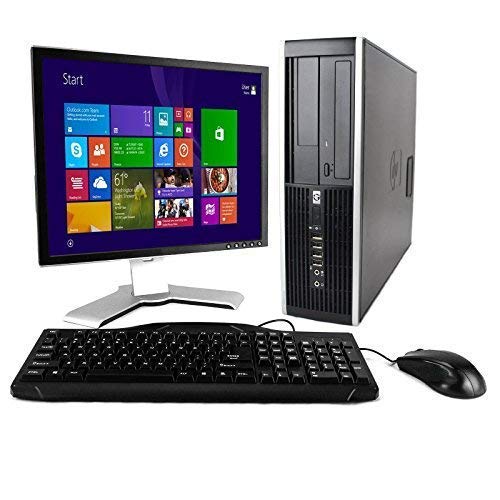 HP Elite 8100 (SFF) Desktop Computer, Intel Core i5, 19 LCD Monitor (Brands May Vary) 8GB RAM, 128GB New SSD, WiFi, Bluetooth, HDMI - Windows 10 Professional (Renewed)