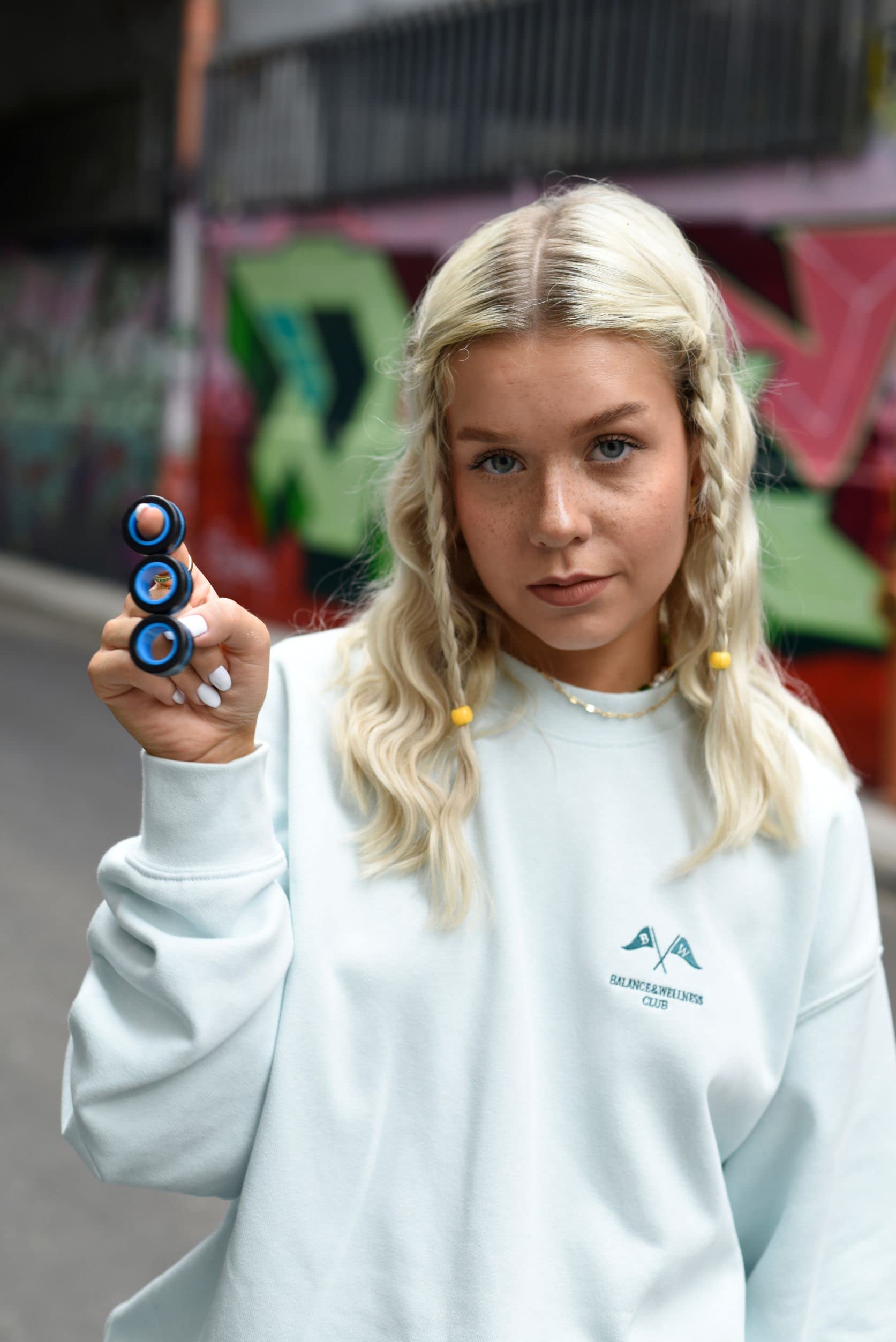 Fingears (Black/Blue, Small)
