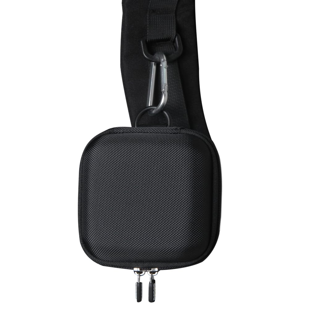Adada Hard Travel Case for Phomemo M02 / Phomemo M02 Pro/Phomemo M02S Pocket Printer (Black Outside + Light Blue Inside)