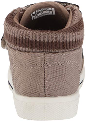 Simple Joys by Carter's Daniel High-Top Sneaker, Khaki Tan, 12 US Unisex Little Kid