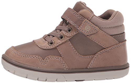 Stride Rite Boys SRT Ryker Sneaker, Greige, 4 Wide Infant