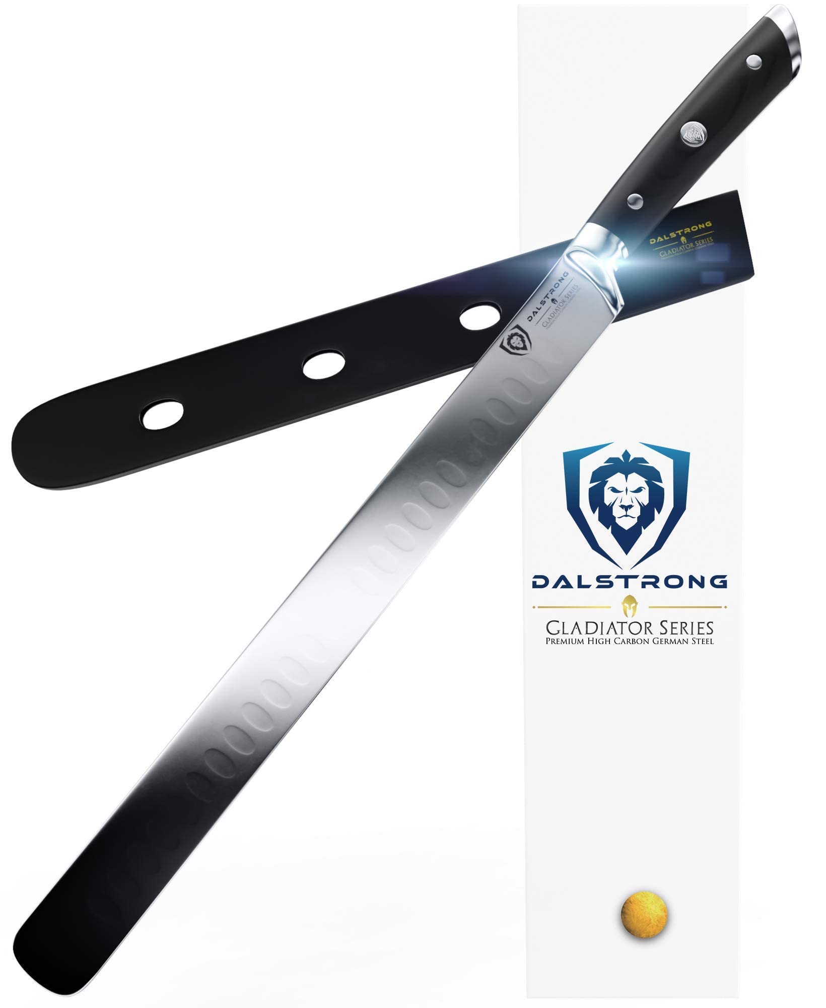 The Gladiator Series Butcher Bundle - The Gladiator Series 12" Slicing & Carving Knife (Granton Edge) Bundled with The Gladiator Series 6" Boning Knife