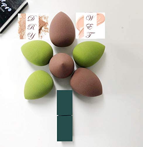TONSNY beauty sponge Makeup Sponge for Foundations, Cosmetics Beauty Sponge and Vegan Makeup Sponge - For Powder, Cream or Liquid 2 Piece