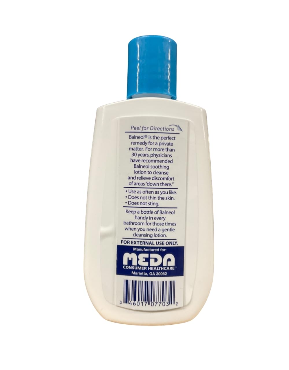 Balneol Hygienic Cleansing Lotion Bottles, 3 Fl Oz (Pack of 6)