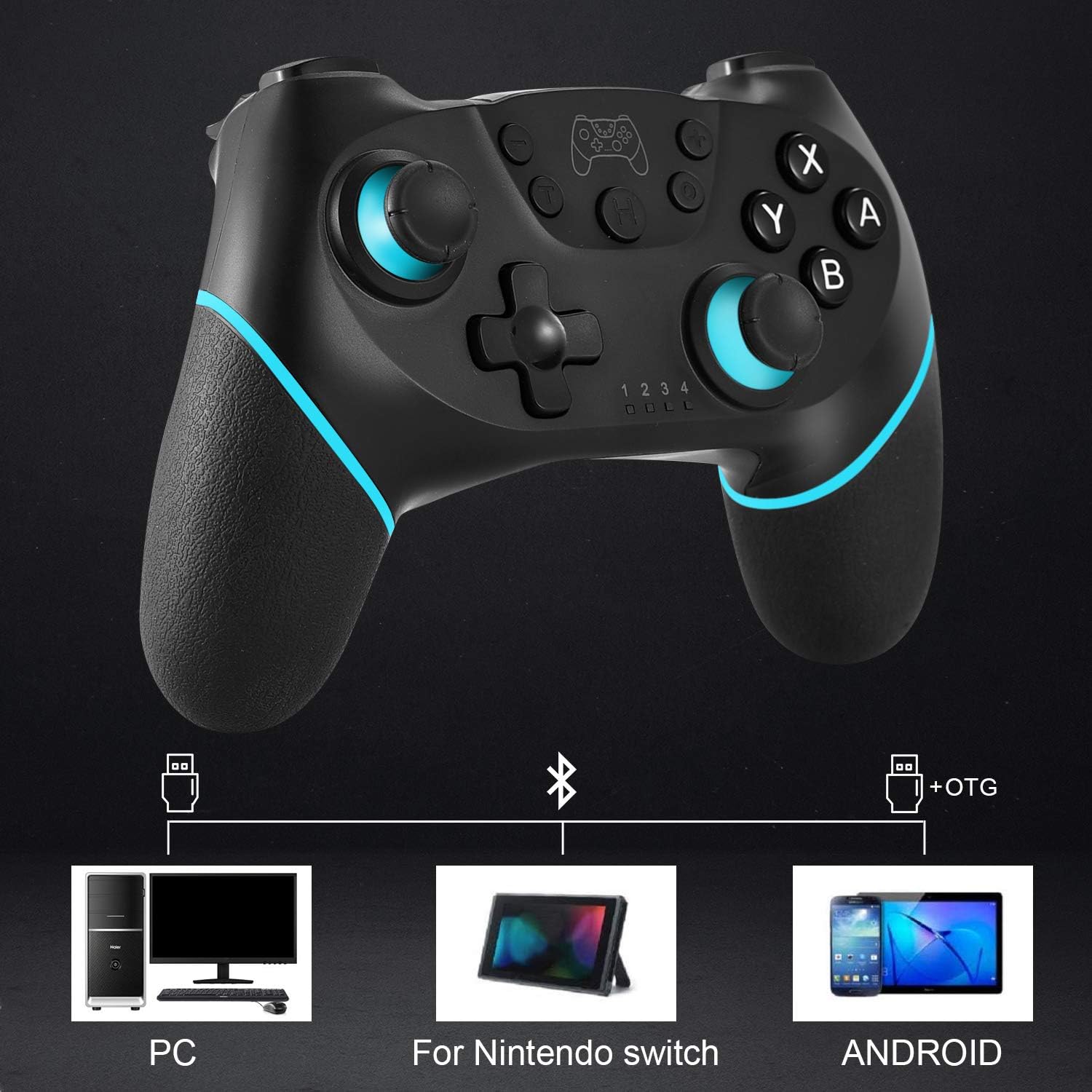 ASTARRY Bluetooth Wireless Gamepad Joystick for Nintendo Switch, 6-8 Hours Battery Life, Ergonomic Design