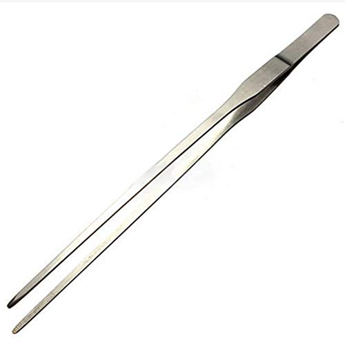 Faironly 27cm Stainless Steel Aquarium Tank Plant Pruning Long Straight Tweezer Clip Scissor