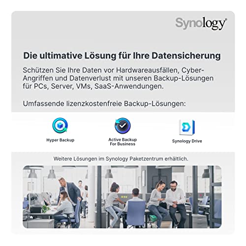 Synology DS220+ 2-Bay 2GB RAM, Dual-Core 2Ghz, 16TB Bundle with 2X 8TB Seagate IronWolf