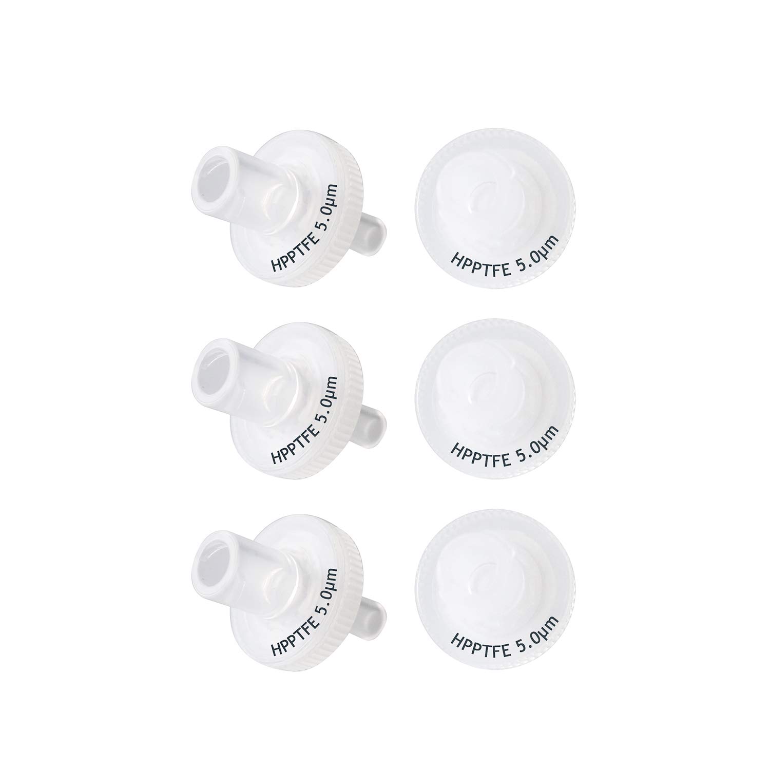 Syringe Filters 13mm Diameter 5.0μm Pore Size with Hydrophilic PTFE Membrane for Laboratory Filtration by Allpure Biotechnology [Pack of 100] (Hydrophilic PTFE, 5.0 μm)