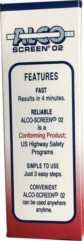 AlcoScreen Saliva Alcohol Screen Test (Pack of 12)