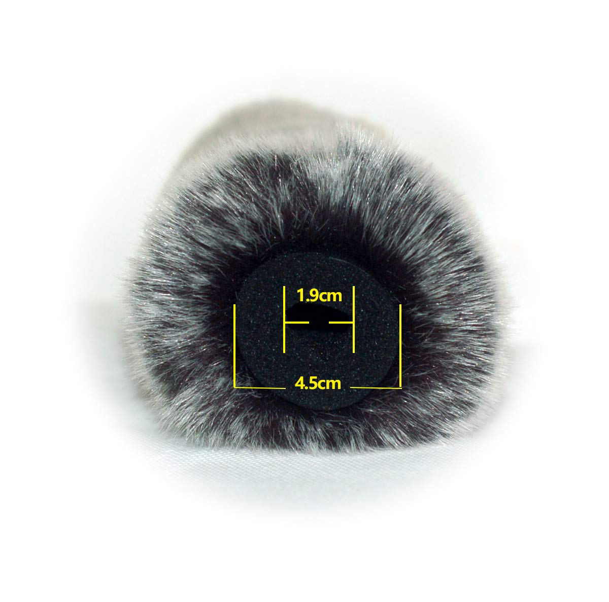 18cm Furry fur MIC Windshield Windscreen Compatible for Rode Ntg-3 ntg-2 ntg-1 Sony ECM-674 ECM-678 ECM 680s Audio-Technica AT897 Sennheiser MKH416/MKE600 Microphone