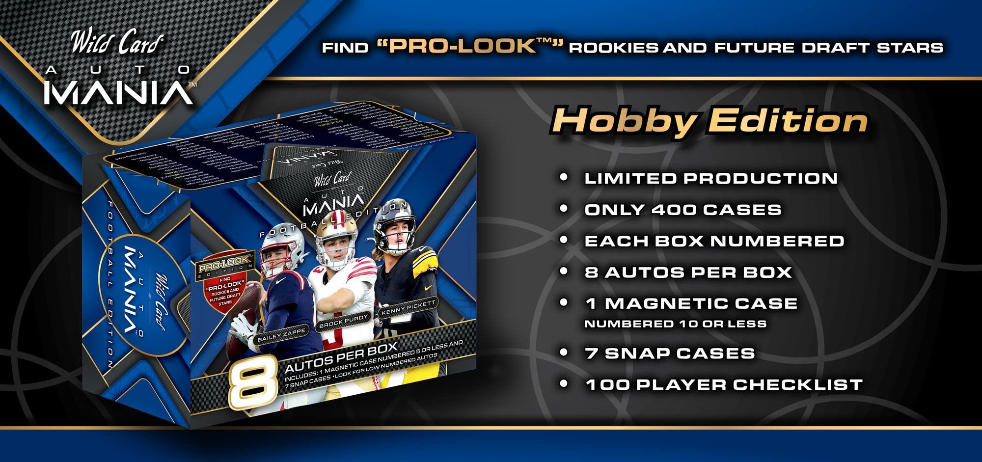 2022 Wild Card Auto Mania Football Hobby Box