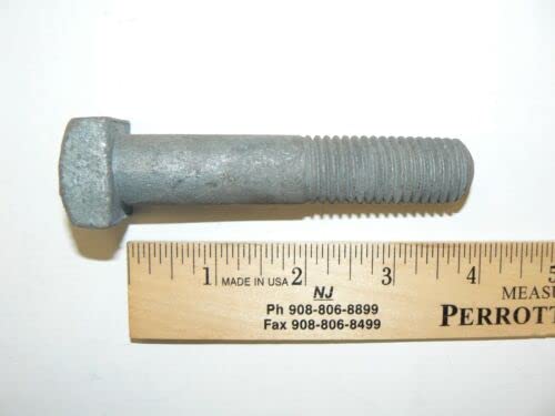 3/4"-10 x 3 3/4" Galv. Square Head Machine Bolts - Lot of 10 Pcs. HQ