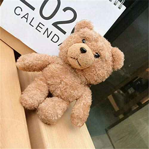 for Airpods Case, Bear Plush Doll Cute 3D Cartoon Airpods 1&2 Gen Cover Hooks Button Rechargeable Earphone Headphone case, Shockproof, Anti-Fall and Dustproof Protective (Bear)
