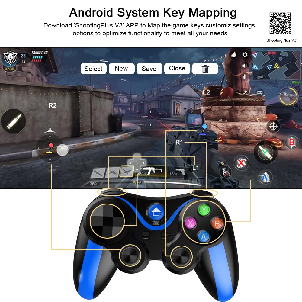 3/Controller for iOS Android (Blue)