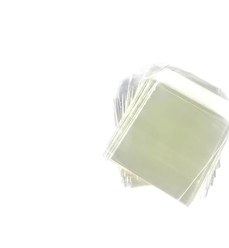 tempo di saldi Sale Time 100 Bags for CD and DVD Transparent PVC Plastic with Flap