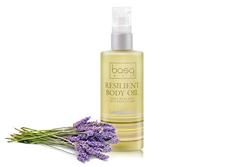 Basq Skin Care Resilient Body Stretch Mark Oil, Lavender, 4 Fluid Ounce