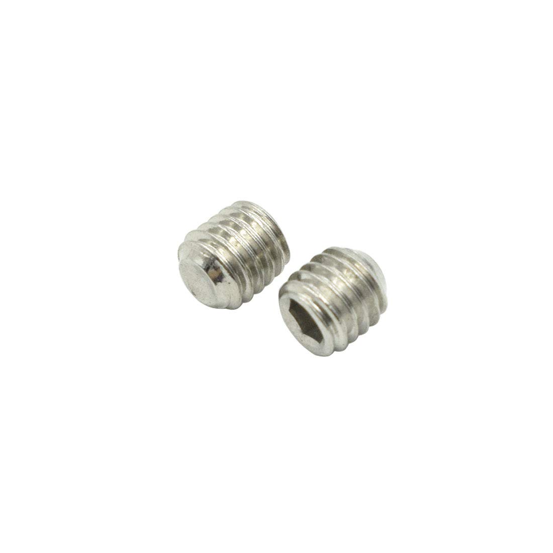 Hxchen 25Pcs M5 x 5 Stainless Steel Hex Grub Screw Internal Hex Drive Cup Allen Head Socket Point Set Screws for Door Handles