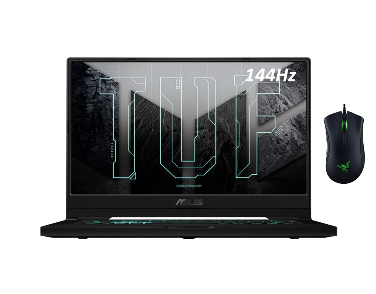 Asus TUF Dash 15.6" 144Hz FHD Gaming Laptop | 11th Generation Core i7-11370H | NVIDIA GeForce RTX 3060 | 16GB DDR4 | 512GBSSD | Backlit Keyboard | Windows 11 | Gray | with Gaming Mouse Bundled