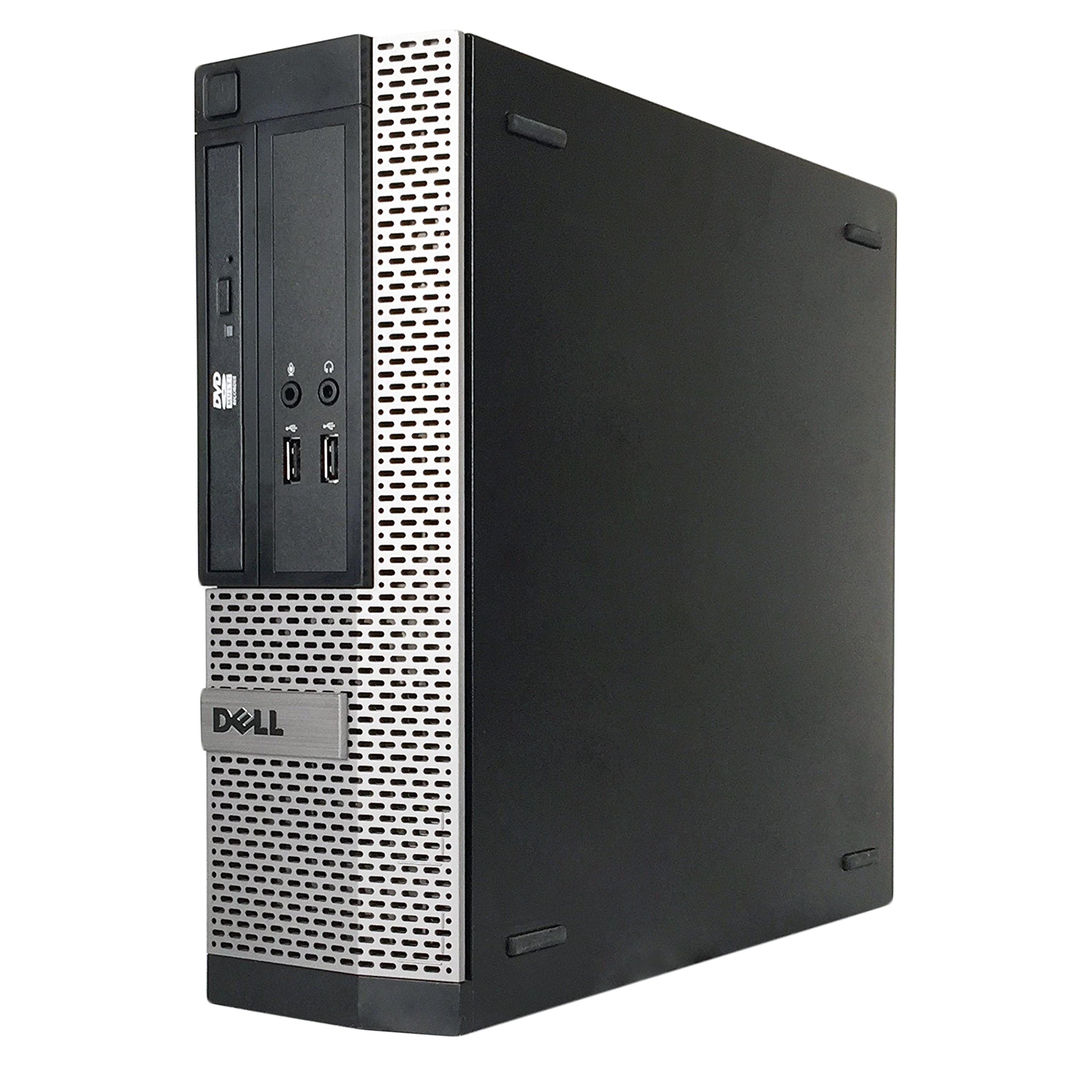 DELL Desktop Computer Package with 19in Monitor(Brands May Vary) (Core I5 Upto 3.4GHz,4GB,250GB,WiFi,VGA,HDMI,DVD,Windows 10-Multi Language-English/Spanish/French) (CI5) (Renewed)