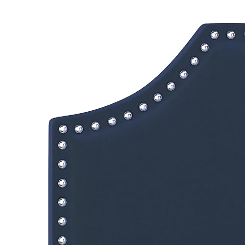 Hillsdale, Cynthia Upholstered King Adjustable Headboard, Navy
