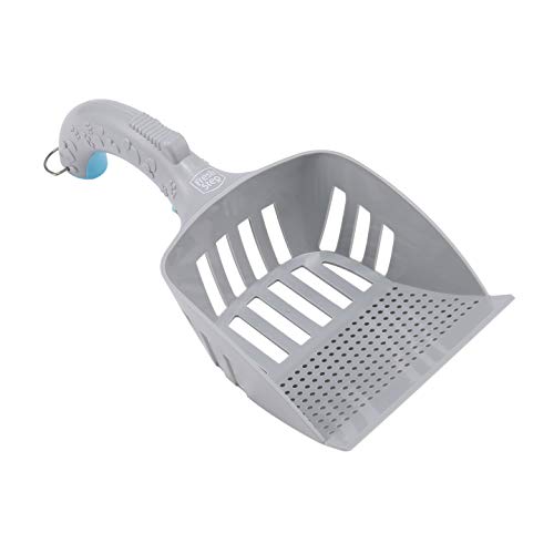 Fresh Step All In One Litter Scoop - Fast and Easy to Use Cat Litter Scooper - Deep Shovel Ergonomic Handle Grip Kitty Litter Scooper to Scoop Away Cat Litter