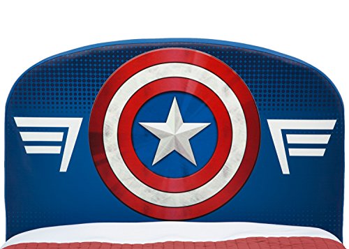 Delta Children Upholstered Twin Bed, Marvel Avengers