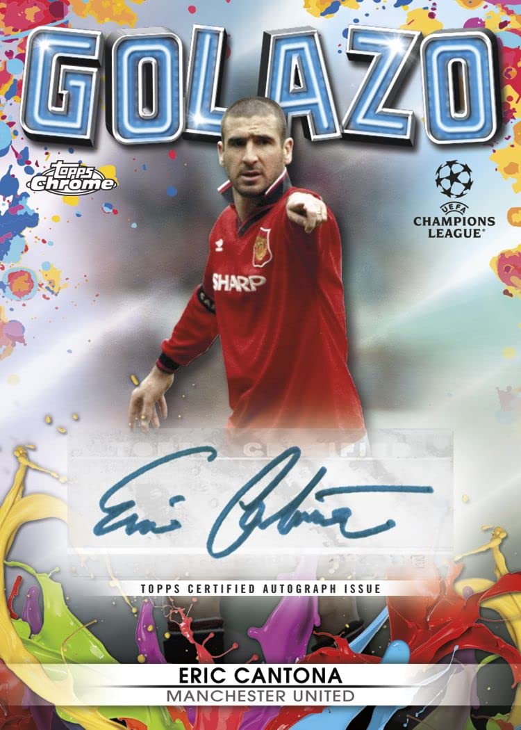 2021-22 Topps UEFA Champions League Chrome Soccer Hobby Box (18 Packs/4 Cards: 1 Auto)