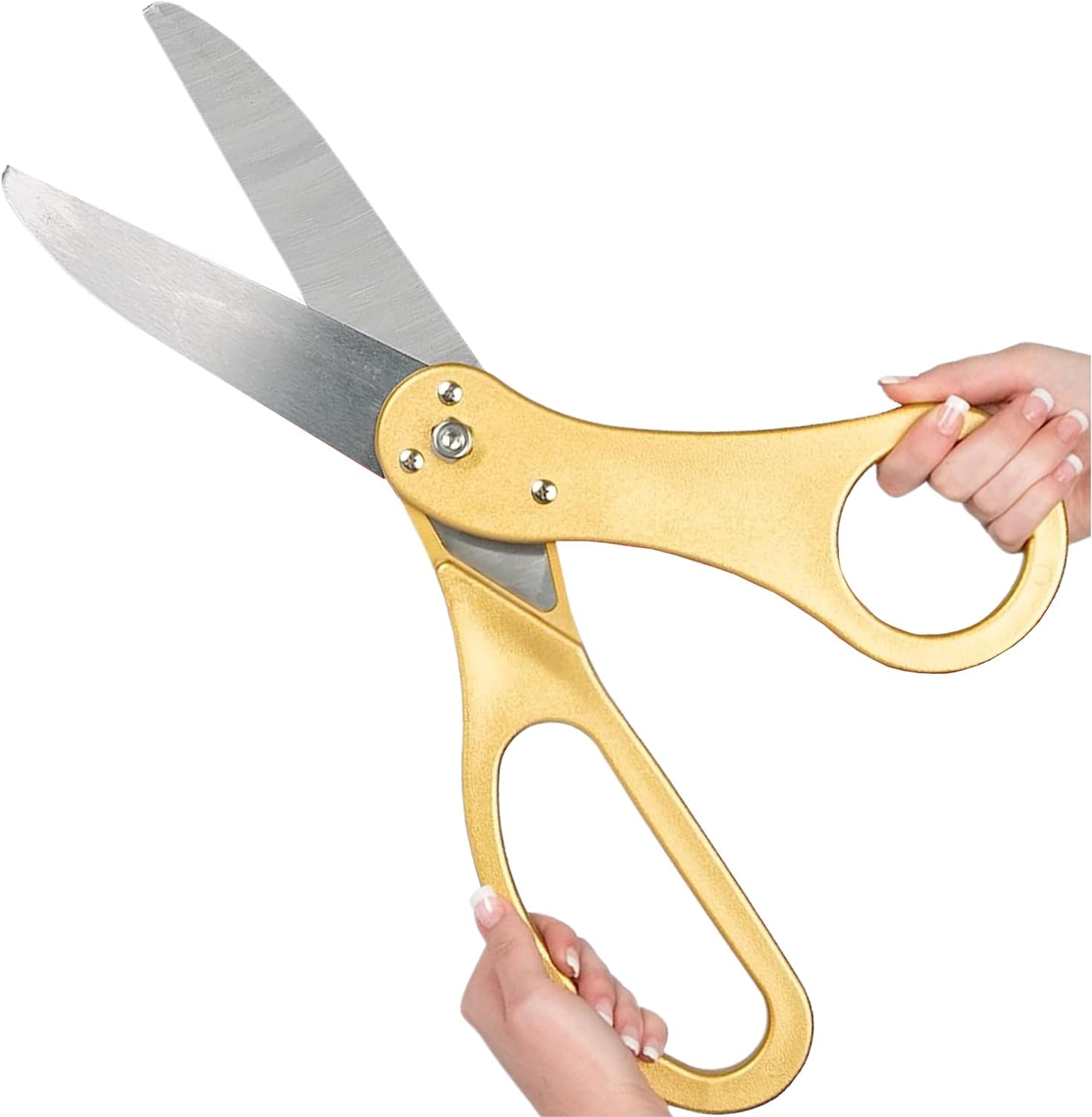 20" Gold Scissors for Grand Opening – Gold Giants Ribbon Cutting Scissors for Special Events Inaugurations and Ceremonies Giant Scissors for Ribbon Cutting Ceremony Heavy Duty Scissors