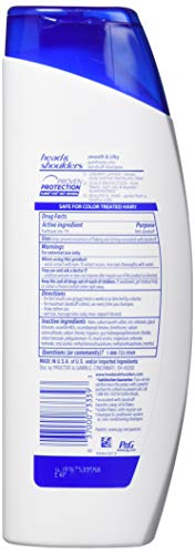 Head & Shoulders and Smooth Silky Paraben Free Dandruff Shampoo, Lemon, 12.8 Fl Oz