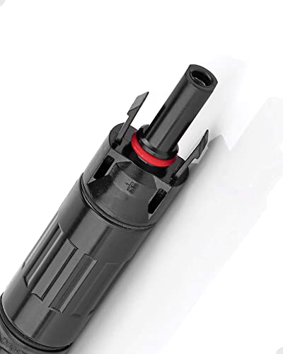 5 PCS PV Solar Panel Connector Male/Female 10A Built-in Diode Solar Wire Connectors Waterproof Anti-backflow