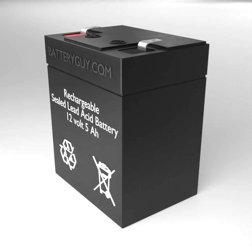 BatteryGuy UB1250 replacement 12V 5Ah SLA battery - BatteryGuy brand equivalent (Rechargeable, F1 Terminals) - Qty of 1