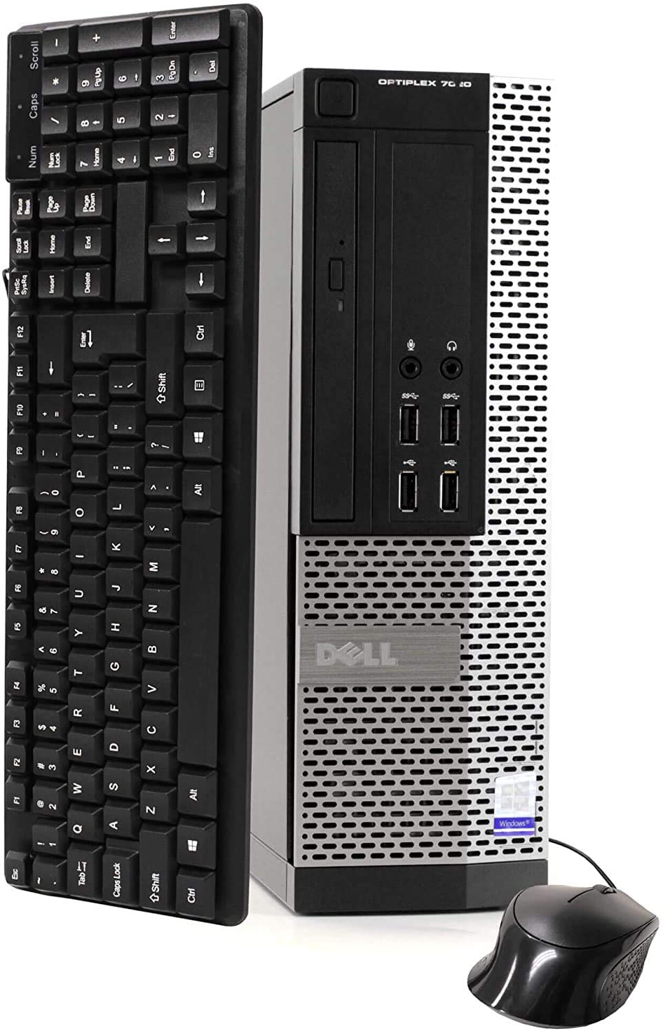 Dell OptiPlex 3020 Small Form Factor Desktop PC, Intel Quad Core i5-4590 up to 3.7GHz, 16G DDR3, 500G, DVD, WiFi, BT 4.0, Windows 10 64 Bit-Multi-Language Supports English/Spanish/French(Renewed)