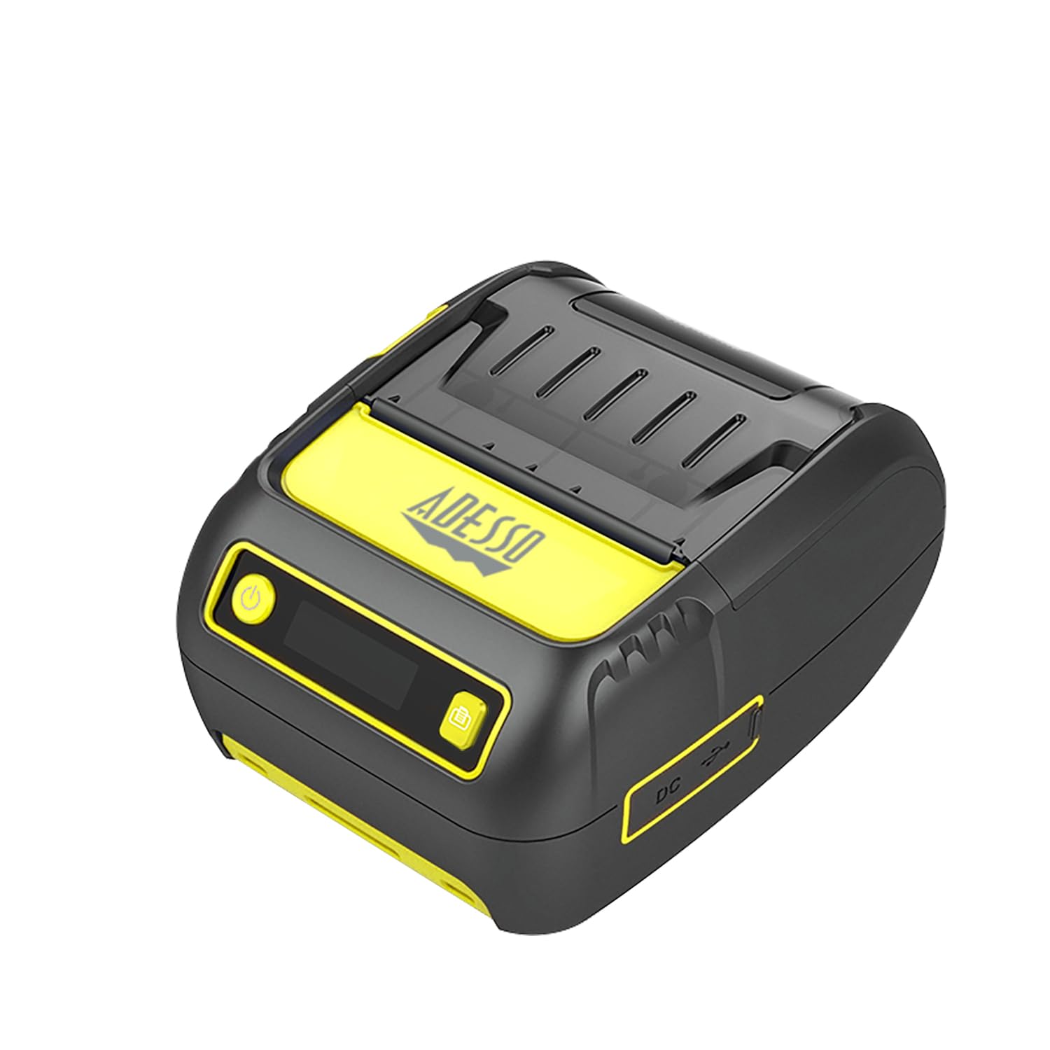 Adesso NuPrint 220B Portable Bluetooth Thermal Printer - 2" (58mm) Width, High-Speed Printing Up to 90mm/s, USB Compatible, Includes Thermal Paper and Power Cable