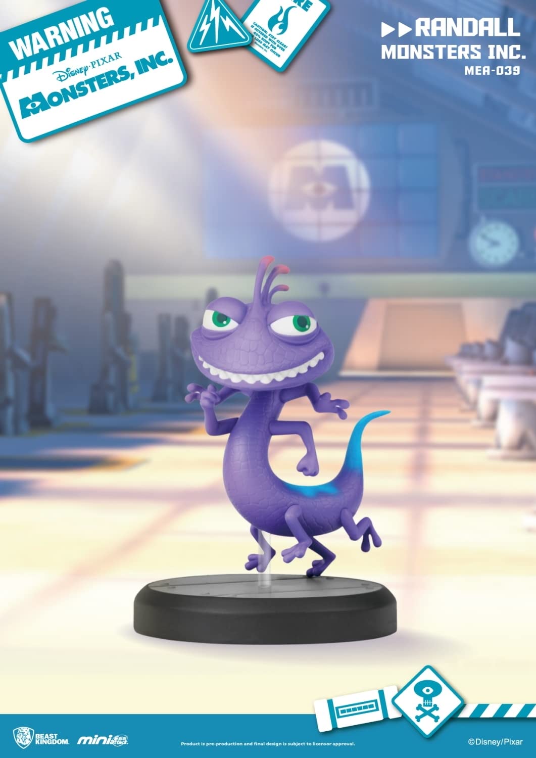 Beast Kingdom Monsters, Inc. Series - Creepy Randall - One of The Main Villains of Monsters, Inc, he is as Sly as he is Creepy!