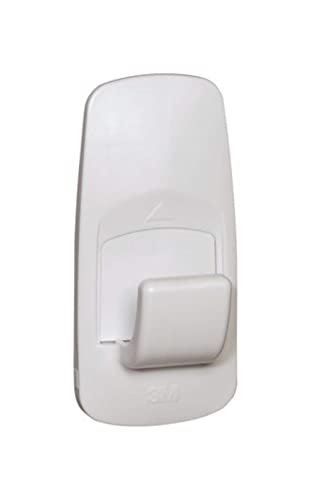 Command 17004-6_Value Jumbo Plastic Hook with Adhesive Strips, 6 Hooks, White