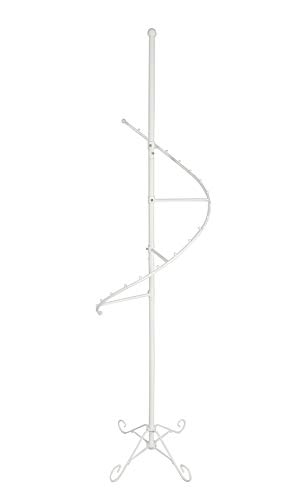FixtureDisplaysĀ® 60" High Spiral Clothing Rack with 20 Ball Stops, Versatile Apparel Hanger Floor Stand Display Rack 16967-NPF