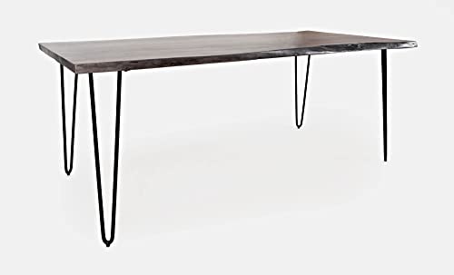 Jofran Nature's Live Edge Dining Table, 79', Slate
