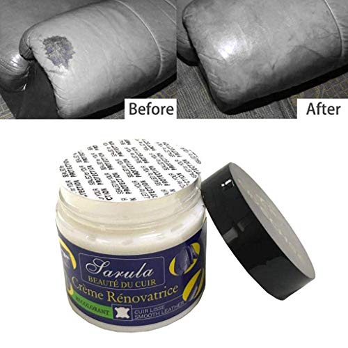 Leather Repair Cream,LtrottedJ Leather Repair Filler Compound For Leather Restoration Cracks Burns & Holes