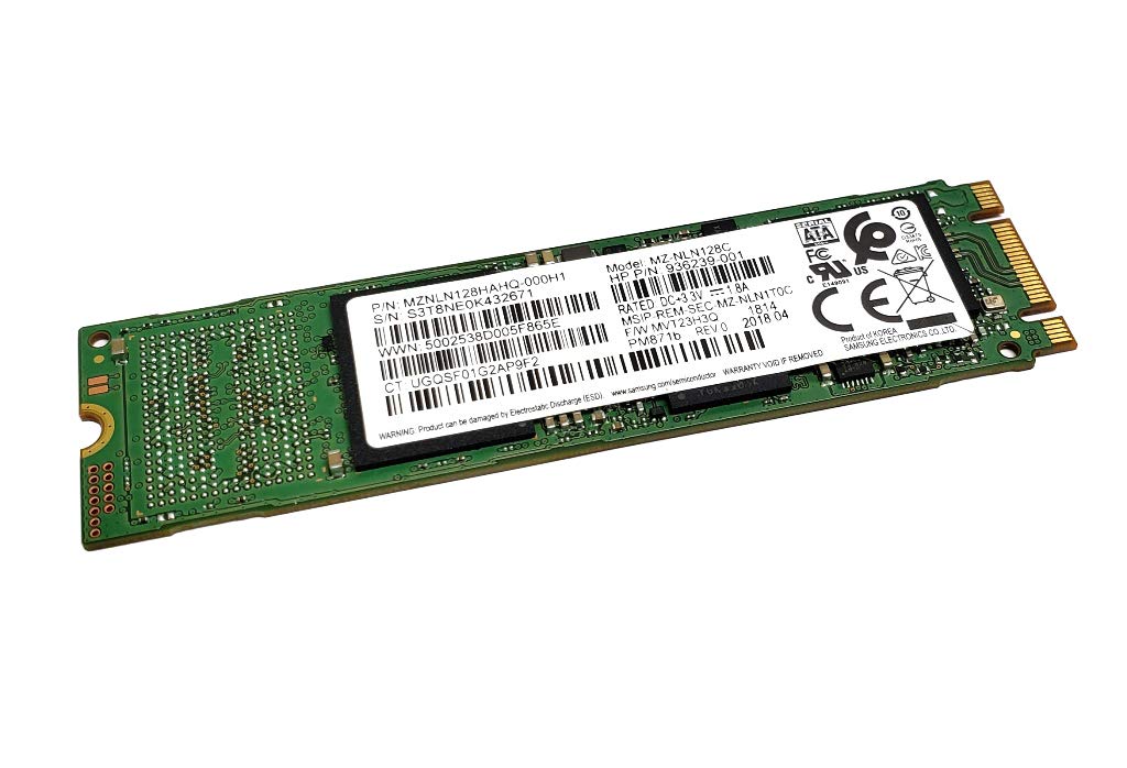 Samsung MZ-NLN128C PM871b 128GB M.2 2280 SATA 6Gb/s SSD Solid State Drive MZNLN128HAHQ-000H1