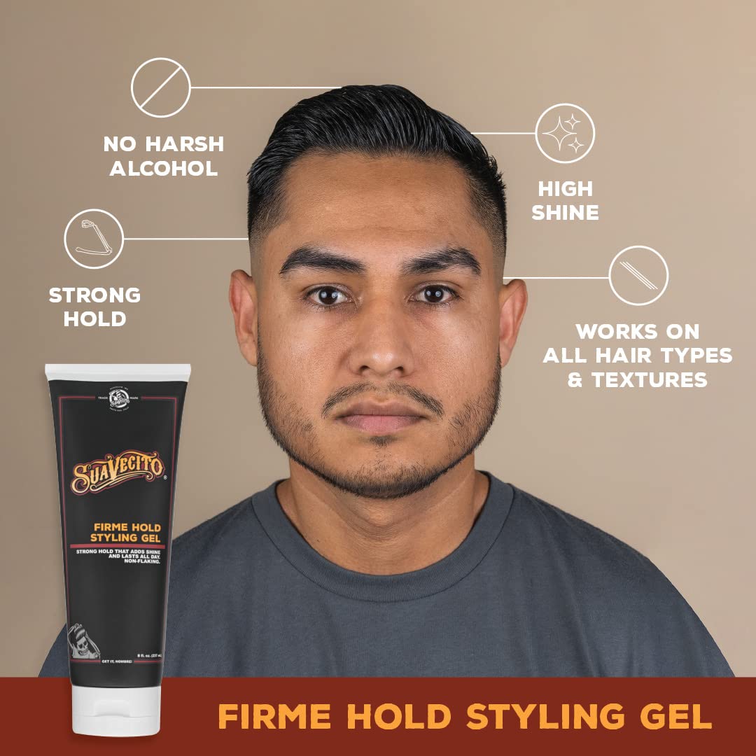 Suavecito Firme Hold Styling Gel 8 oz