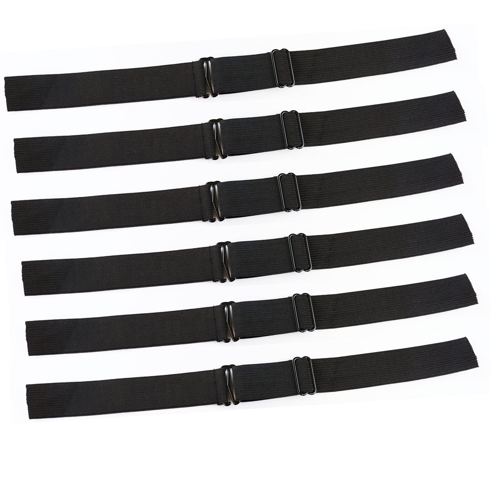 PIESOYRI 6PCS Adjustable Elastic Bands for Wigs, Adjustable Wig Straps for Making Wig Glueless, Adjustable Wig Bands for Keeping Wigs in Place (Size: 1 * 14inches)