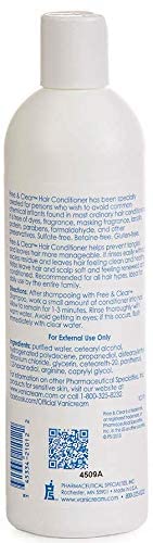 Vanicream, Free and Clear Shampoo, Conditioner and Body Wash Set, For Sensitive Skin, Fragrance and Paraben Free - 12 Ounce