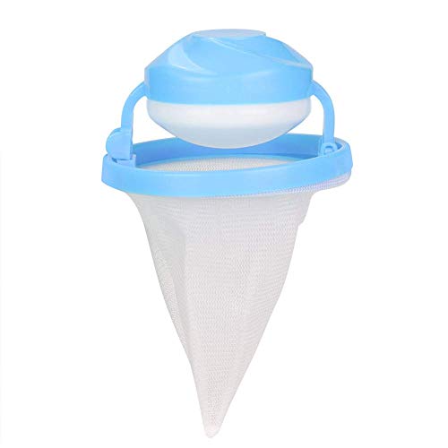 Floating Lint Mesh Bag Pet Hair Collector Laundry Filter Bag for Washing Machine Washer Lint Catcher,Hair Filter Net Pouch(Blue)