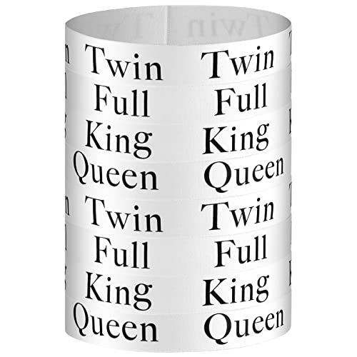 8 Pieces Bed Sheet Organizer Sheet Keepers Closet Organization King Twin Full Queen Sheet Straps Elastic Bed Sheet Storage Bedding Bands Closet Organizer for Wardrobe Dorm Laundry Room (Black)