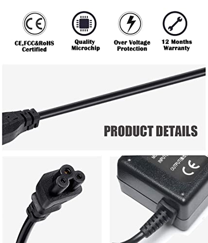 AC Adapter Laptop Charger for HP Pavilion G6 G7 DV6 DV5 DV4 G72 G71 G60 G61 G62 DM4 HP 2000-2B09WM 2000-2A20NR Notebook PC 65W 18.5V 3.5A Power Supply Cord