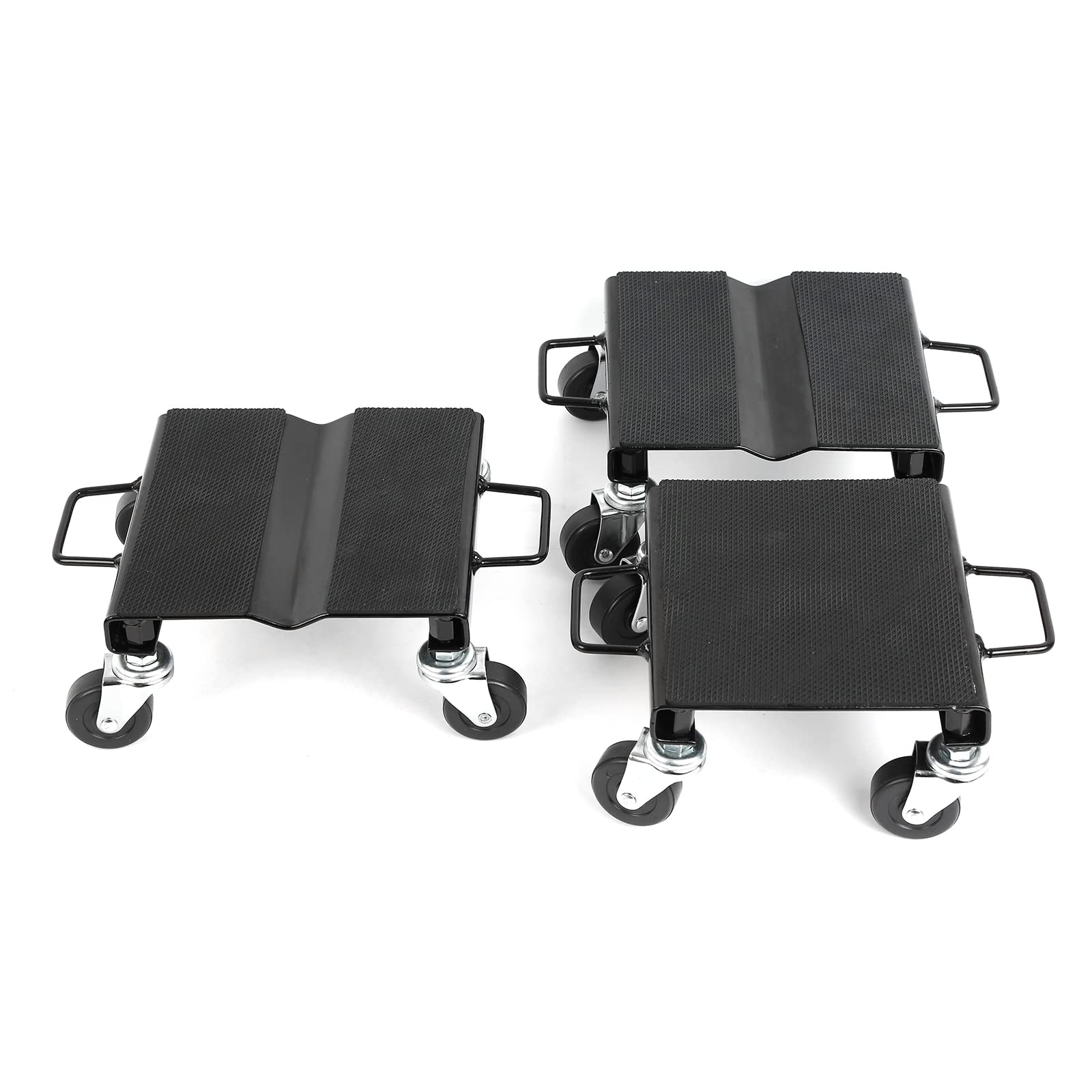 3 PCs 1500 LBS Snowmobile Roller Set, Dolly Storage Dollies Mover