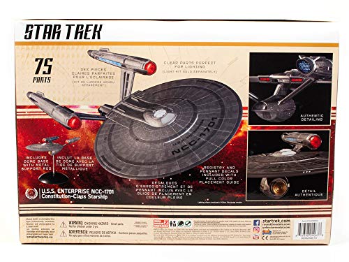 Polar Lights Star Trek Discovery U.S.S. Enterprise 2T 1:1000 Scale Set Prop Replica Model Kit (POL973M)