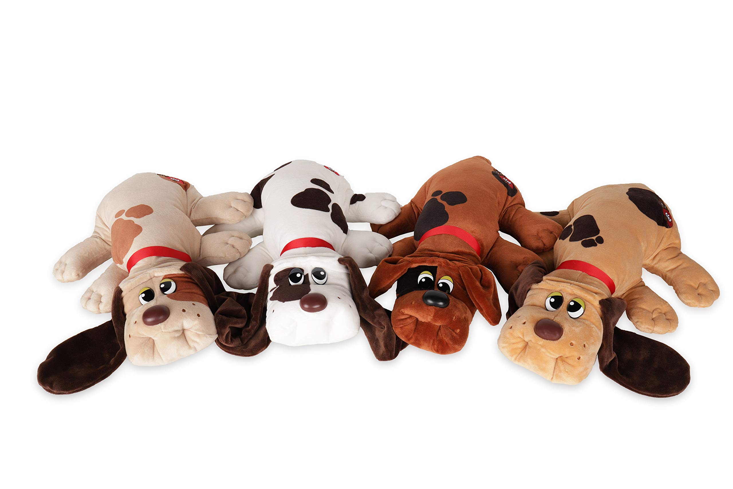 Basic Fun Pound Puppies Classic Stuffed Animal Plush Toy - Great Gift for Girls & Boys - 17" - Beige with Brown Spots