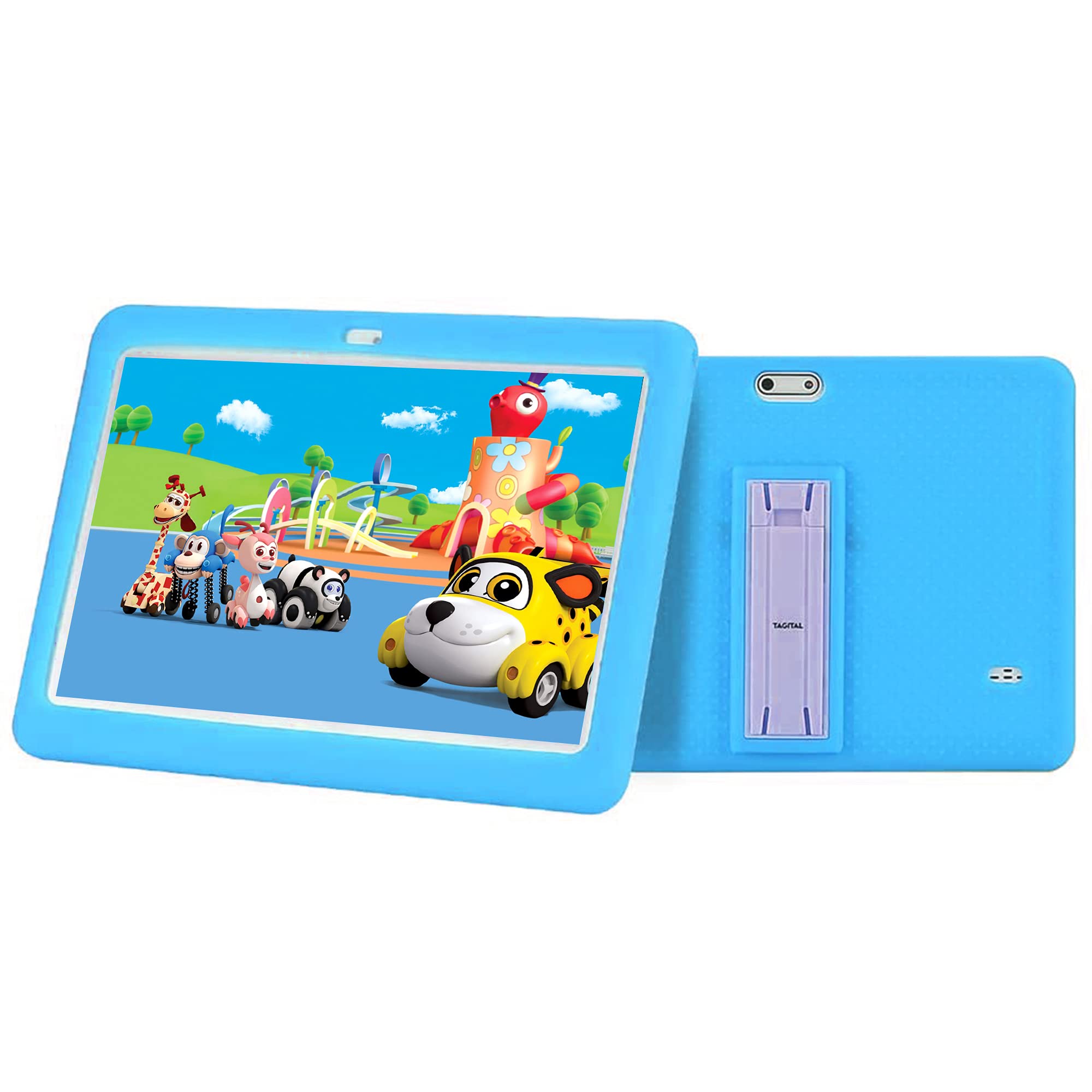 Tablet for Kids,Tagital T10K Kids Tablet 2GB RAM 32GB ROM Android 10,10.1 inch Display with WiFi,Bluetooth,Kids Mode Pre-Installed,WiFi Android Tablet (2021 Version) (Blue),Touch