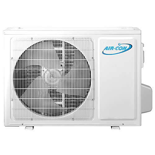 Air-Con Blue Series 3 Ductless Mini Split Air Conditioner Inverter Heat Pump Complete Unit with 15 ft Kit (24,000 BTU)